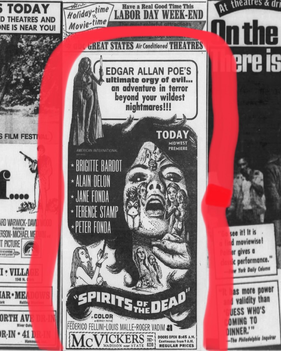The big Labor Day weekend release in 1969 was a Fellini movie disguised ...