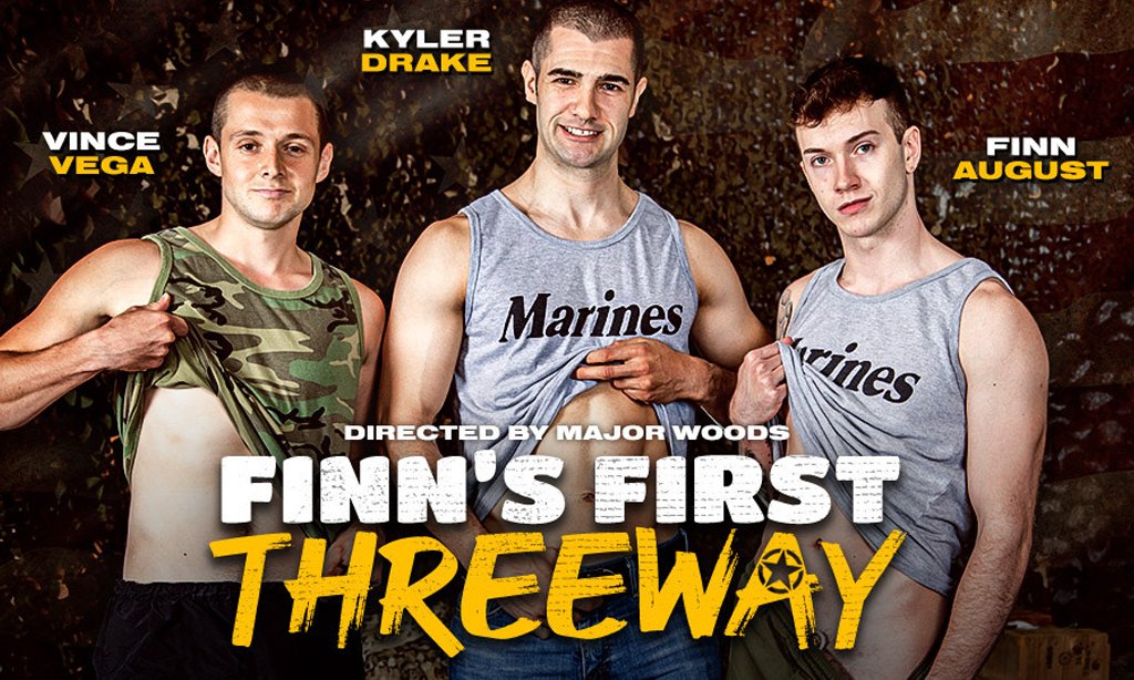 GayVN on Twitter: "Finn August Anchors New Active Duty Scene 'Finn's First Threeway' http://ow ...