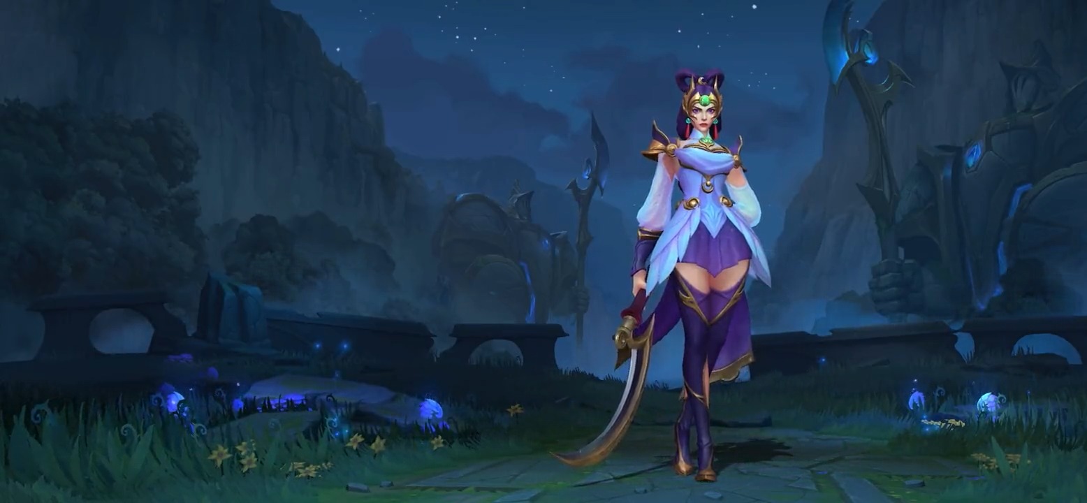 Lunar Goddess Diana Splash Art