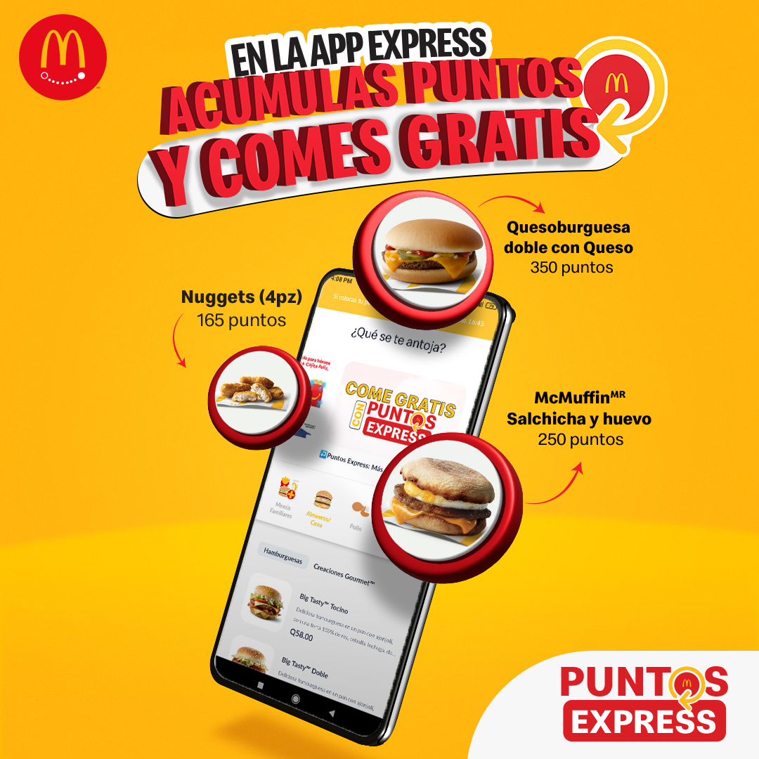 McDonald’s Guatemala on Twitter: "🍔 Una Aplicación que te da lo que te gusta 🍟 por pedir lo que ...