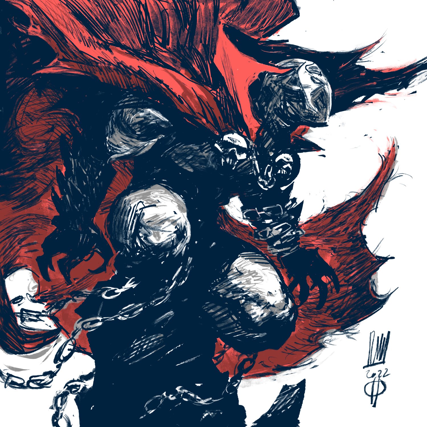 Roberto Ricci on Twitter: "Spawn doodle for fun :) @Todd_McFarlane @clipstudiopaint #Spawn # ...