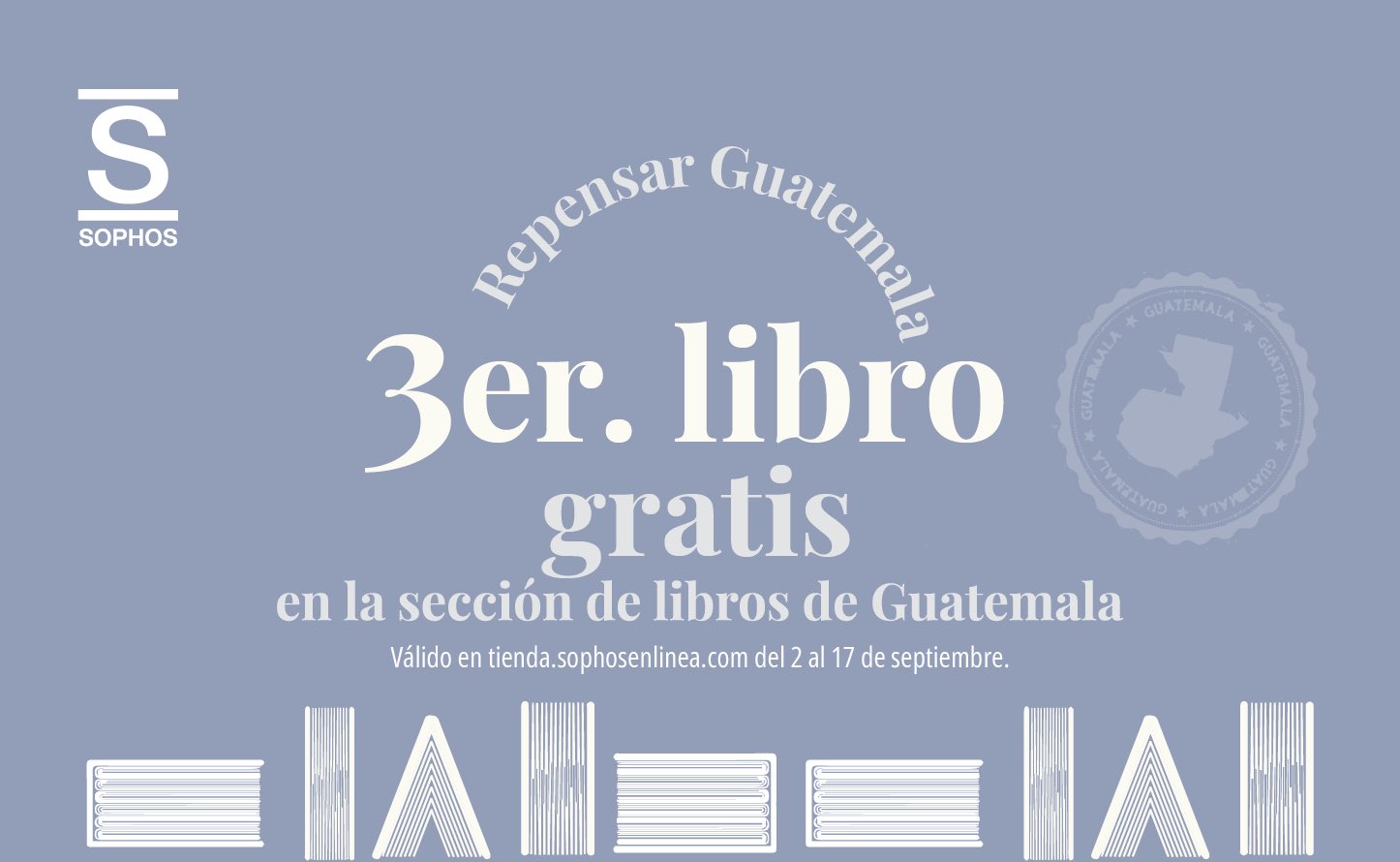 SOPHOS librería on Twitter: "Al adquirir dos libros, puede tener un tercero gratis de nuestra ...