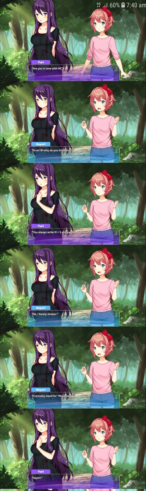 Doki Doki Shitpost Club on Twitter: "Sayori would definitely do something that silly #ddlc #DDLC ...