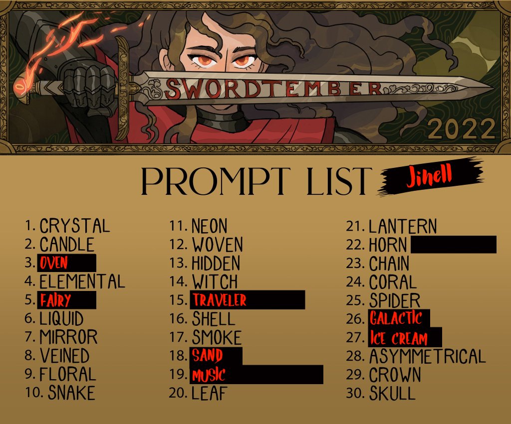 Jihell on Twitter: "Swordtember 2022. Vais-je finir ? Ma liste perso 👇 https://t.co/lb1CiYiEpe ...