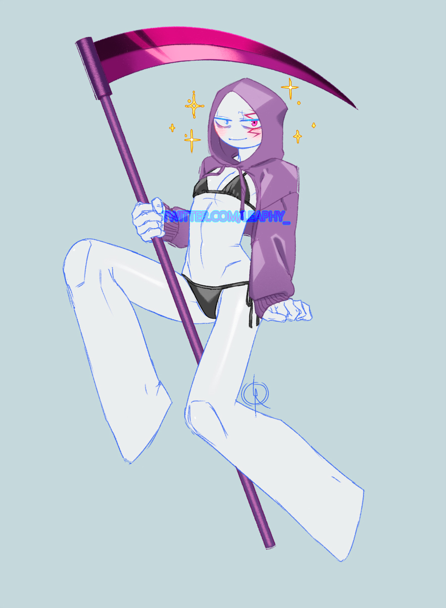 Leenah 🐸 MO4 Brainrot on Twitter: "I couldn't resist drawing Sigkin in that one hoodie & bikini ...