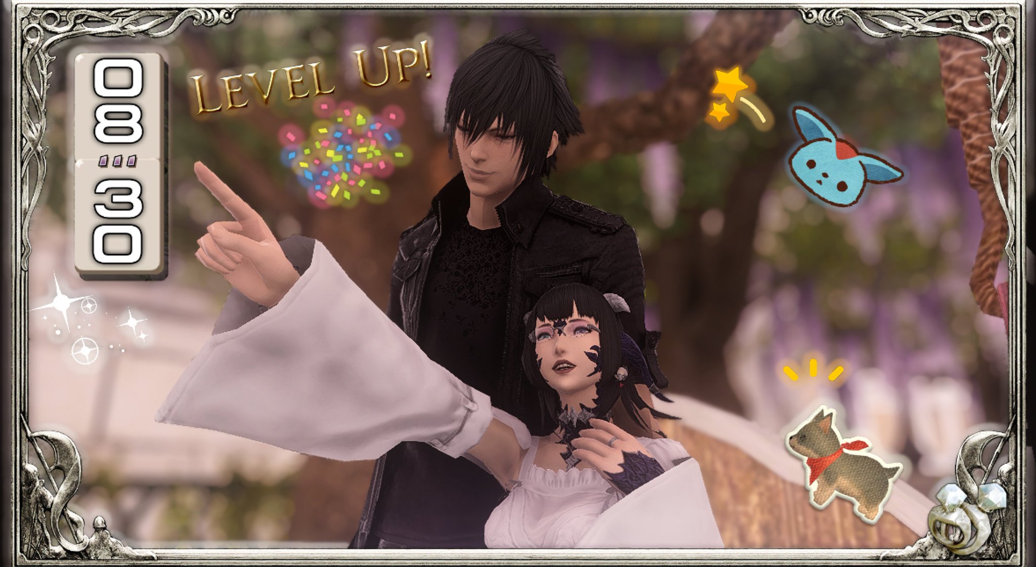 Alice on Twitter: "@InkyCarbuncle Here's a shot I did of my WoL Alice with her husband Noct for ...