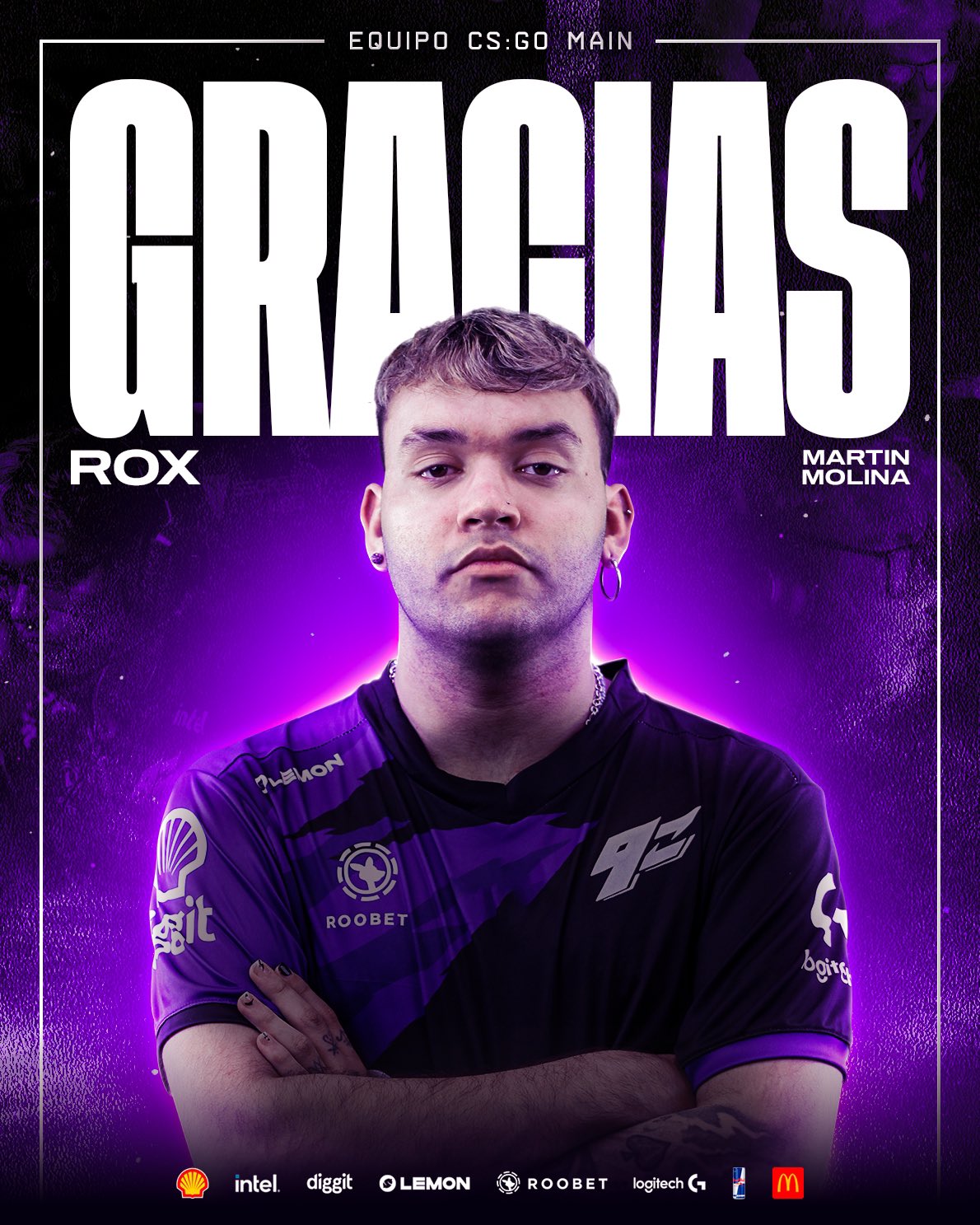 9z Team on Twitter: "GRACIAS, ROX. Nuestro jugador de CS:GO @roxfps pasará al banquillo a partir ...