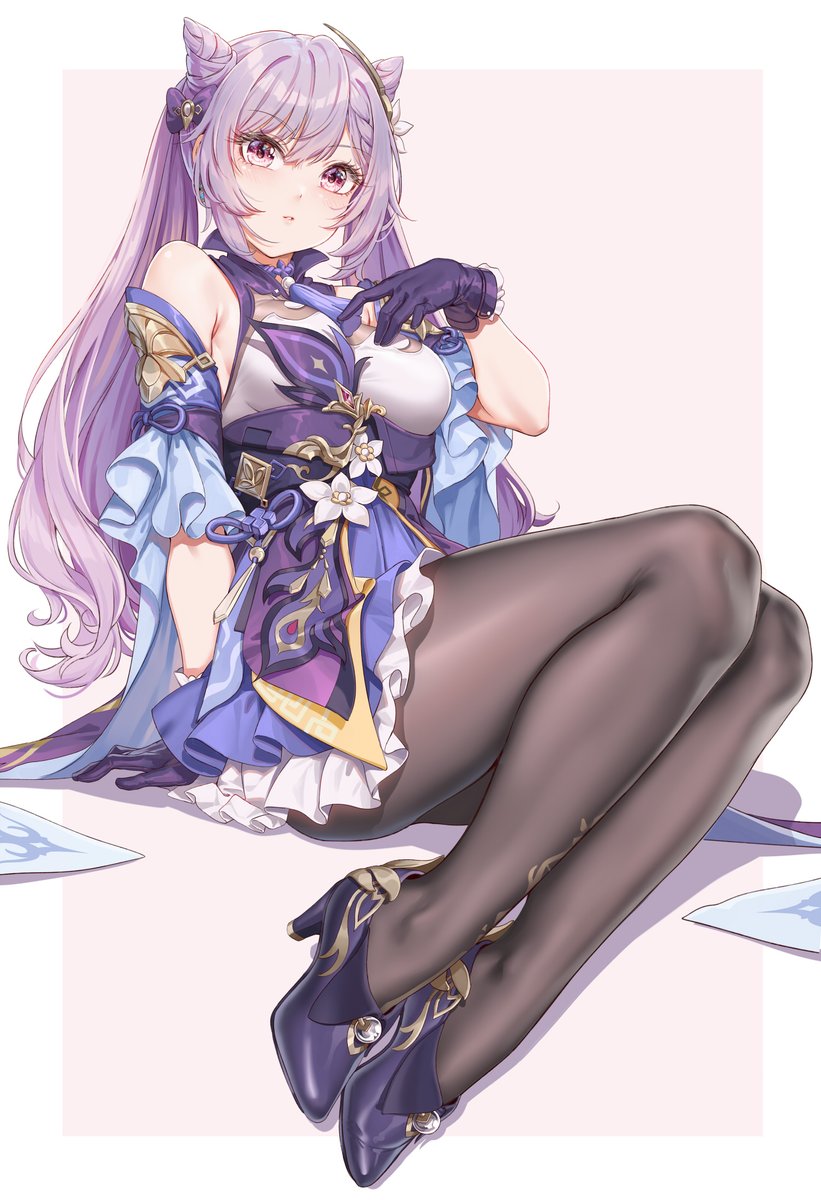 刻晴「原神 刻晴 原神 Genshinimpact 刻晴 」方向錯亂のイラスト