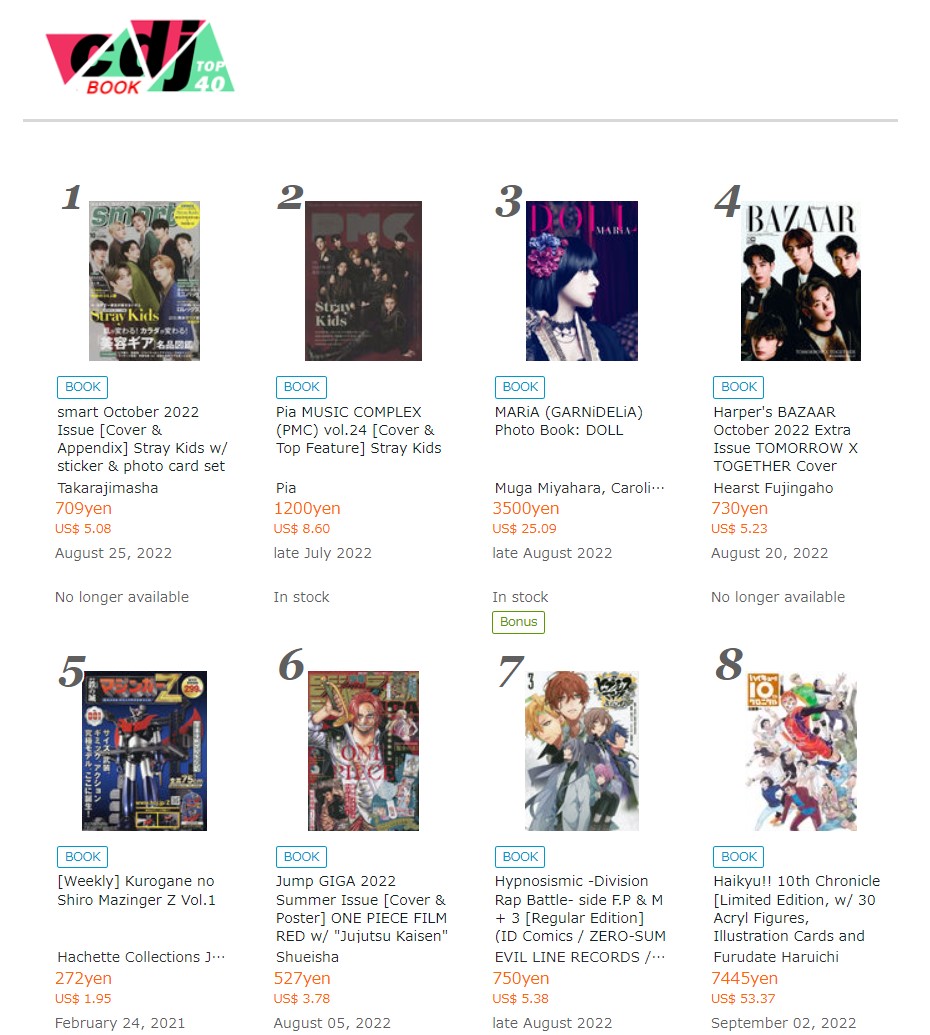 CDJapan on Twitter: "RT @CDJapan: #CDJTOP40 updated. For more charts updated weekly: https://bit ...