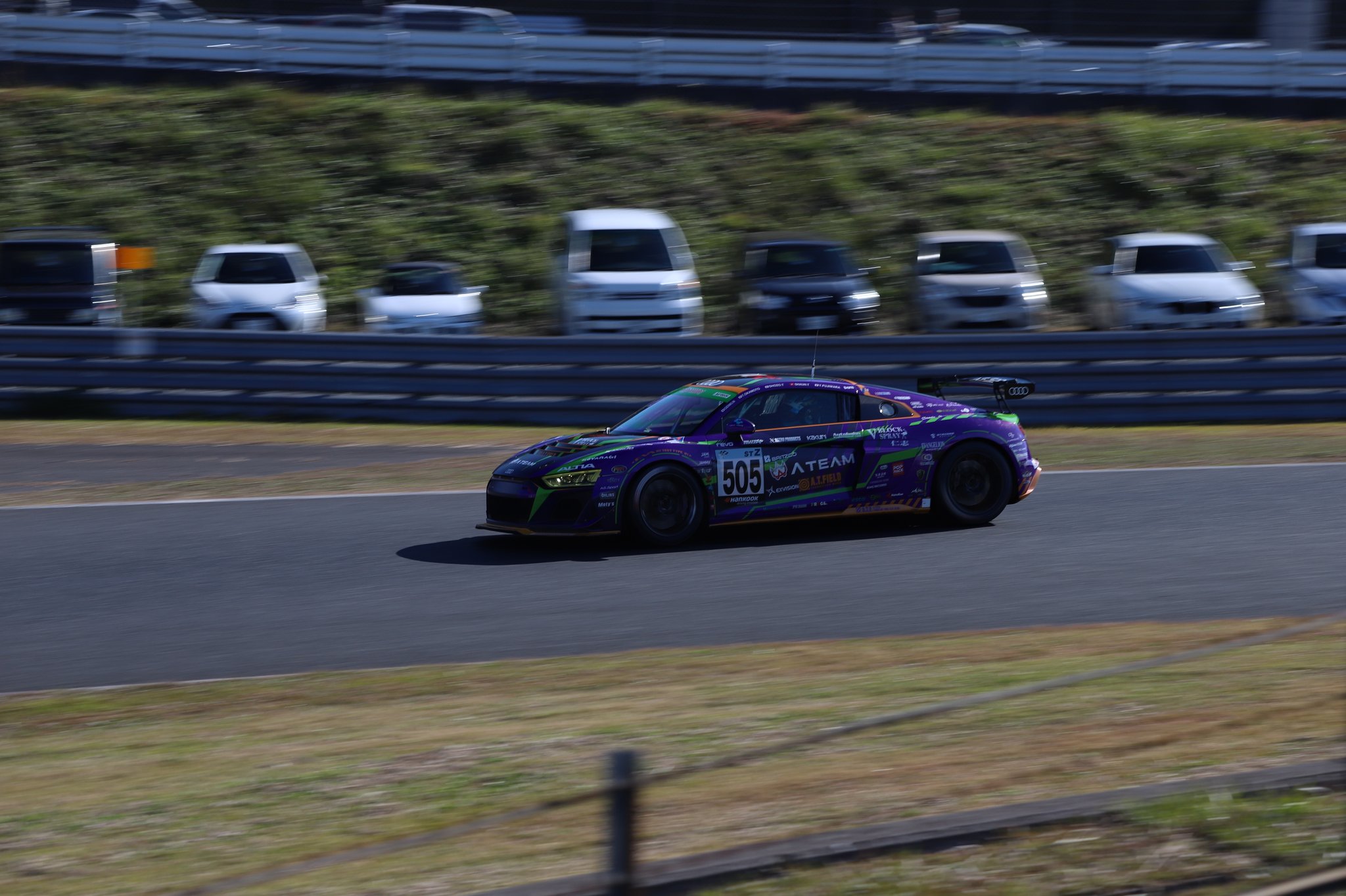VIPER_ on Twitter: "#S耐 #Rd6岡山 #スーパー耐久 #岡山国際サーキット #STーZクラス #505号車 #Hankook #Audi Team AS Sport ...