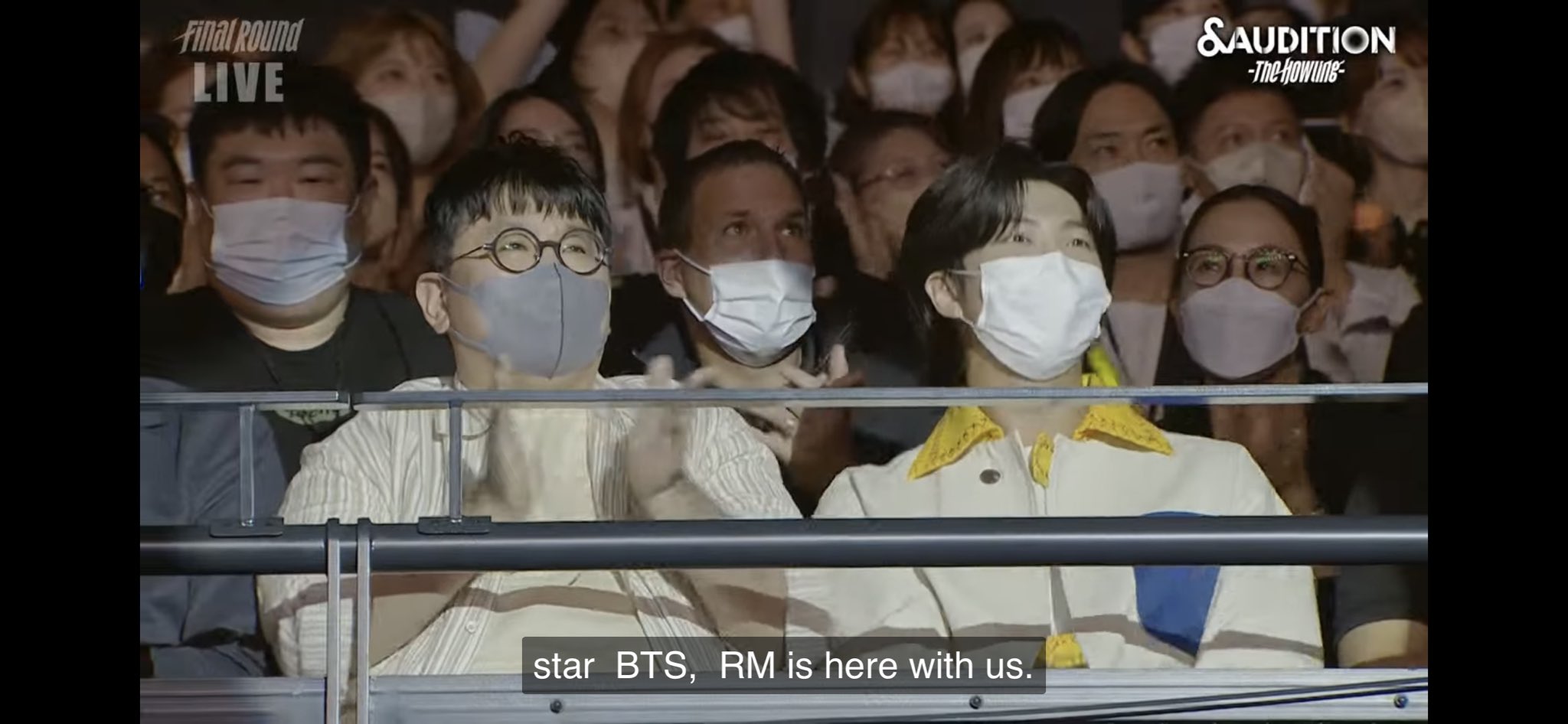 BTS Charts & Translations⁷ on Twitter: ".@BTS_twt RM appearance at the final round of &AUDITION ...