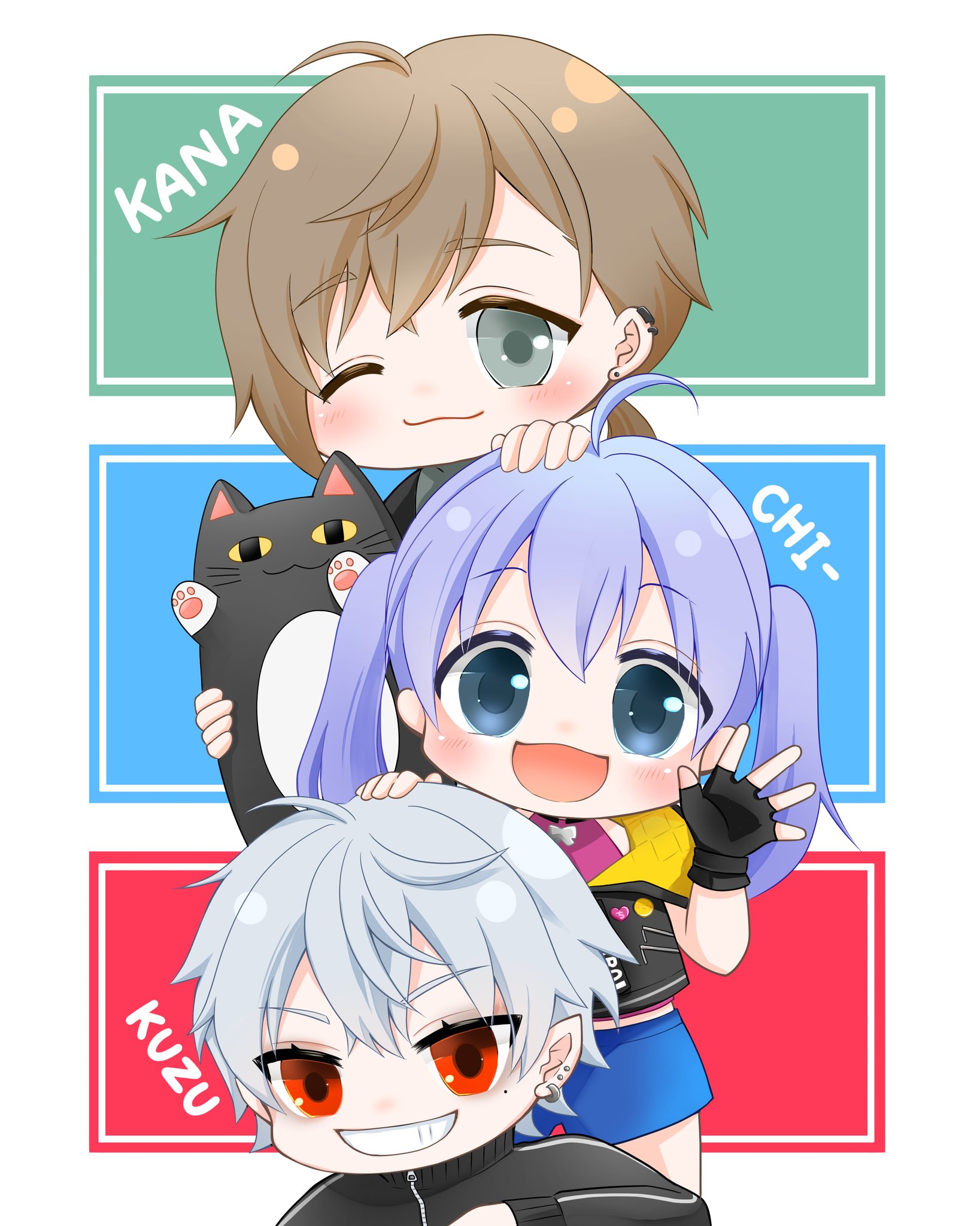 屋上_あみ太郎🎀💙 on Twitter: "かなちーくず！ だいすき！！！ ＃ちーあーと ＃KuzuArt ＃かな絵 ＃かなちーくず https://t.co/zewvYtjfrI ...