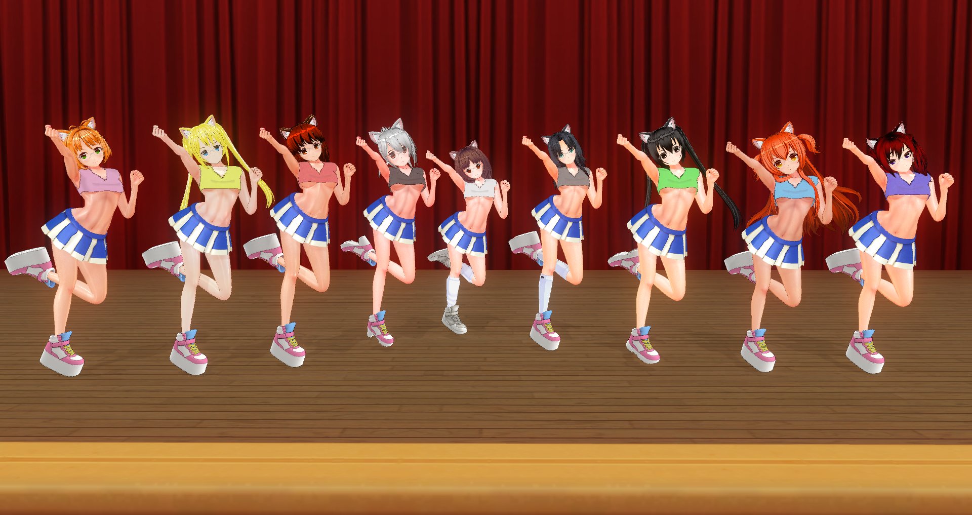 yasu-com3d2 on Twitter: "とりあえず8色完成 めくれ差分は…後から組むか… これって需要どれくらいあるんだろう…？(-_-;) #COM3D2 https://t.co ...