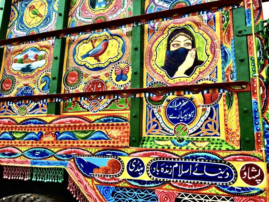 In Pakistan colourful, ornate trucks rumbling down roads & highways is ...