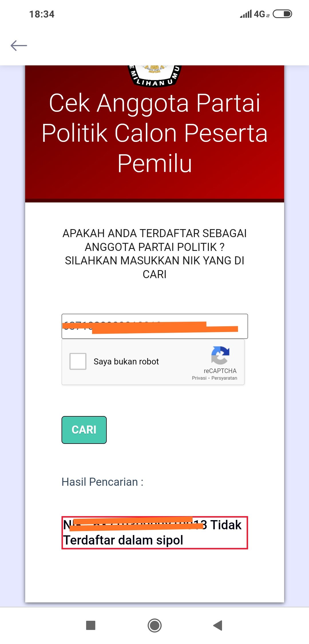 Ainun Najib on Twitter: "Tadi pagi seorang teman japri nanyain musti lapor kemana karena NIK nya ...