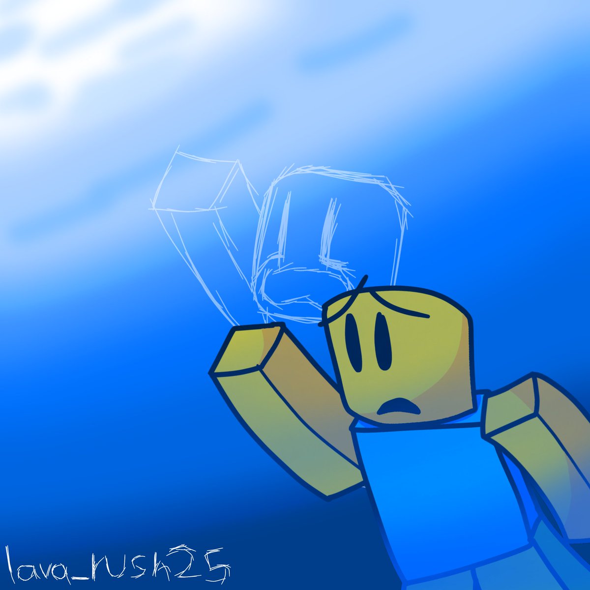 Robloxart On Twitter Rt Lavarush25 Drowning Roblox Robloxart