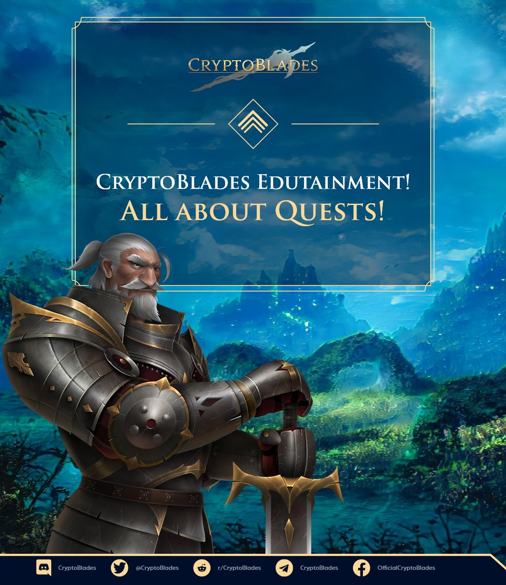 CryptoBlades on Twitter: "⚔️ Doing a quest in CryptoBlades is one of the ways you can earn! 📜 By ...