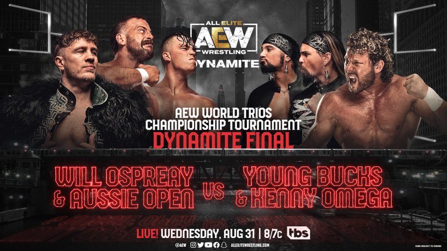 WrestlePurists on Twitter: "Kenny Omega & The Young Bucks vs Will Ospreay & Aussie Open @ AEW ...