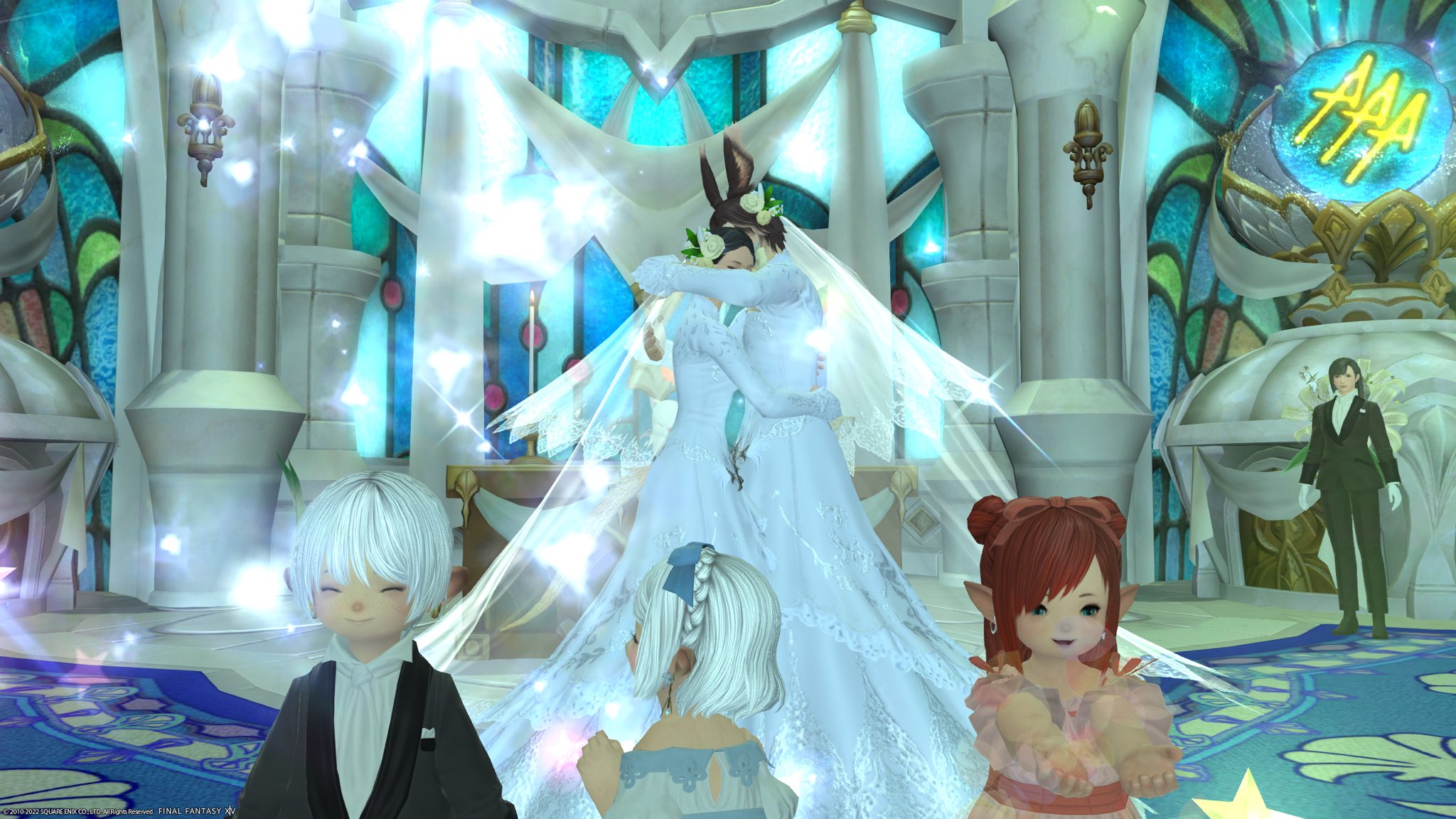 Onecii @ff14 稀なるつわもの人 on Twitter: "エイトさんご夫婦は 三人の子宝に恵まれました。。 #ff14 #エタバン https://t.co/zGRb2lmlrk ...