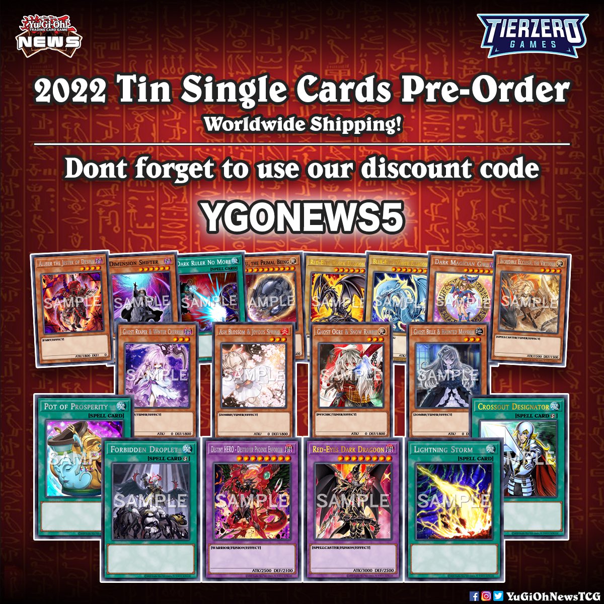 YuGiOh News on Twitter: "⚠️ 𝗧𝗜𝗘𝗥𝗭𝗘𝗥𝗢 ⚠️ Single cards from the best set of 2022 are now available ...