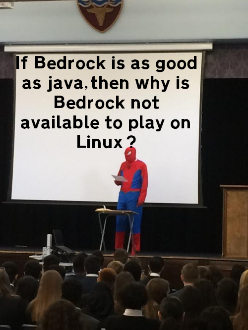 Minecraft Memes on Twitter: "CrOSs PlAtForm. Sure Microsoft."