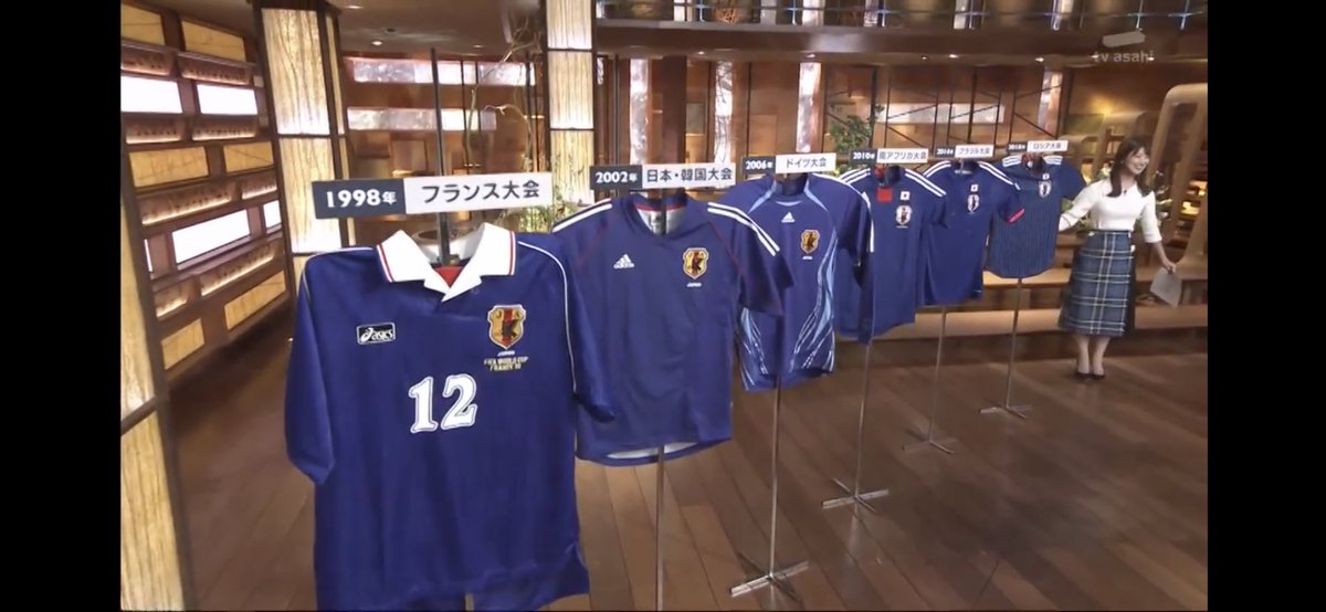 🍷日本 🍔ny 時々 España🇪🇸 On Twitter 報道ステーション 安藤萌々 アナ 久保建英 サッカー日本代表 の新ユニフォーム デザイン的にカッコいい ️