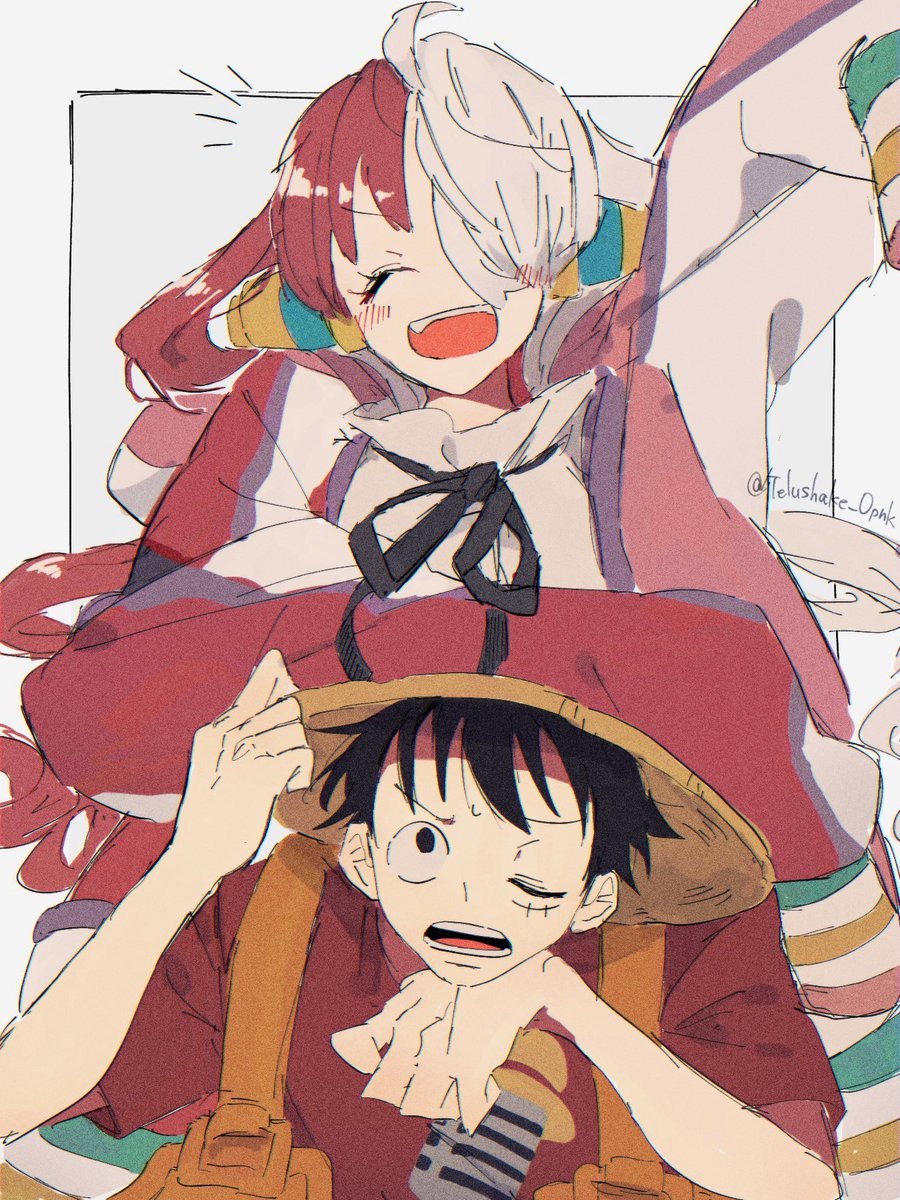 モンキー・D・ルフィ 「再掲ですが!ウタちゃんルフィ!大好きだ モンキー・D・ルフィ 「再掲ですが!ウタちゃんルフィ!大好きだ