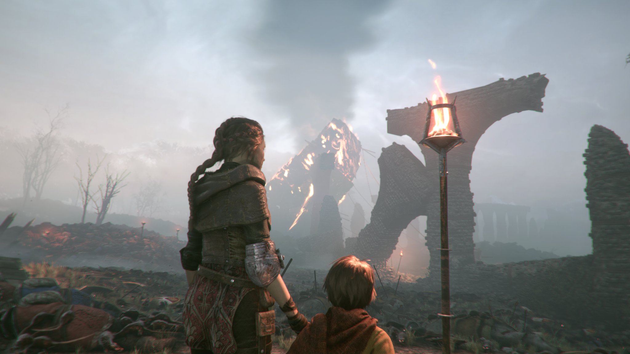 hide10 on Twitter: "A Plague Tale: Innocence、ストーリーやギミックの雰囲気が特徴的で引き込まれる😊ゲームプレイはパズルアクションとステルスが交互に ...