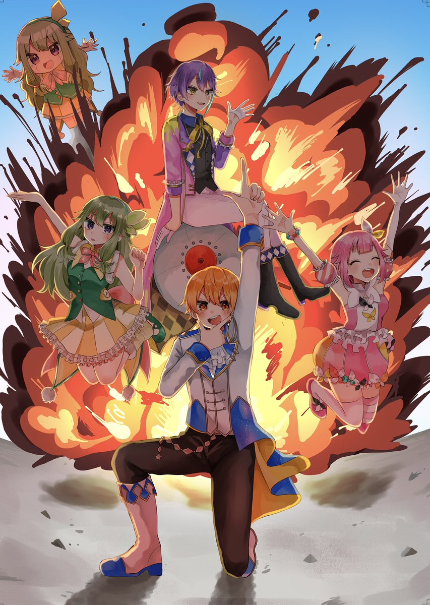 「#prsk_FA ワンダショ💥 」|えび氏のイラスト