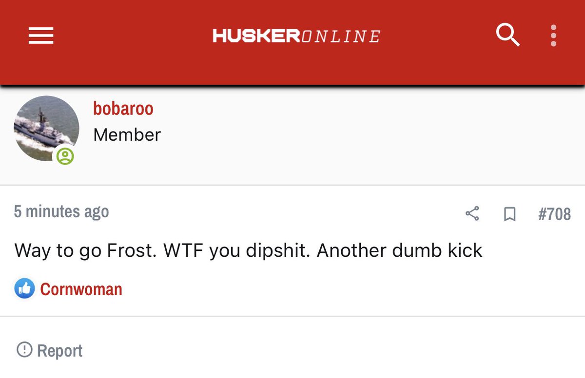 Message Board Geniuses on Twitter: "🚨MELTDOWN ALERT 🚨 #Nebraska fans absolutely love Scott Frost ...