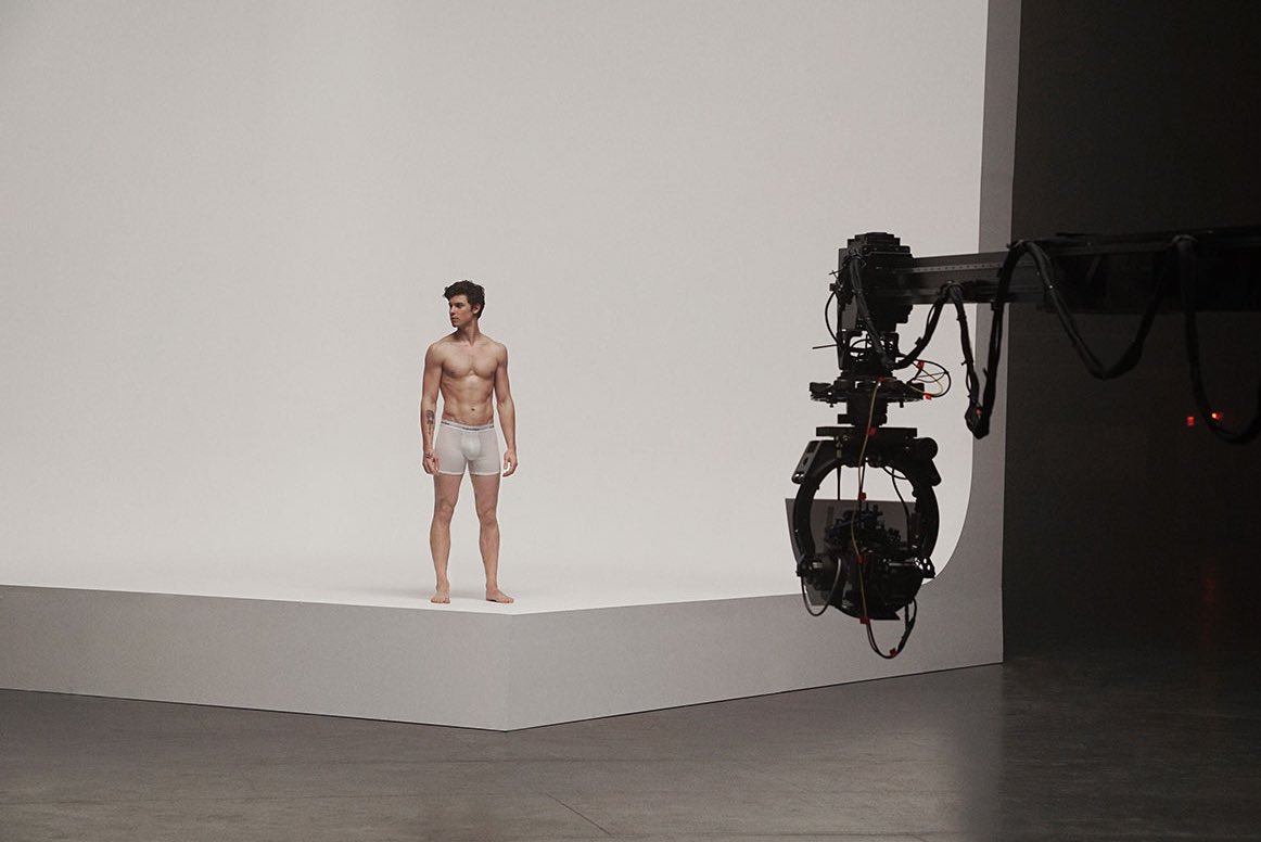 Homo Times on Twitter: "Shawn Mendes on the set of his Calvin Klein campaign, 2019"