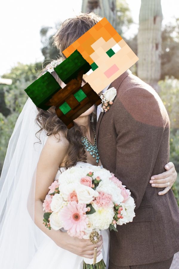 Minecraft Themed Wedding