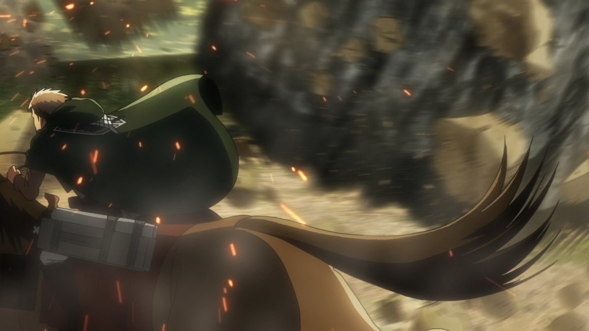 Attack On Titan Opening 3 shinzou sasagyo ,sakuga scene frame by frame by (arifumi imai); WIT ...