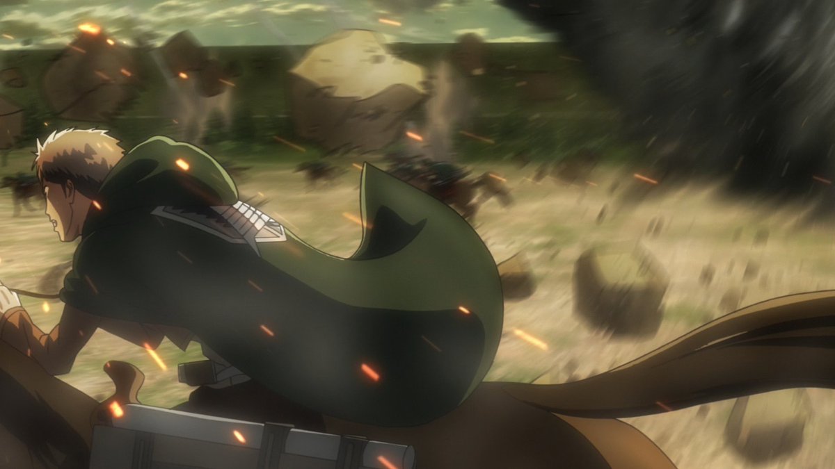 Attack On Titan Opening 3 shinzou sasagyo ,sakuga scene frame by frame ...