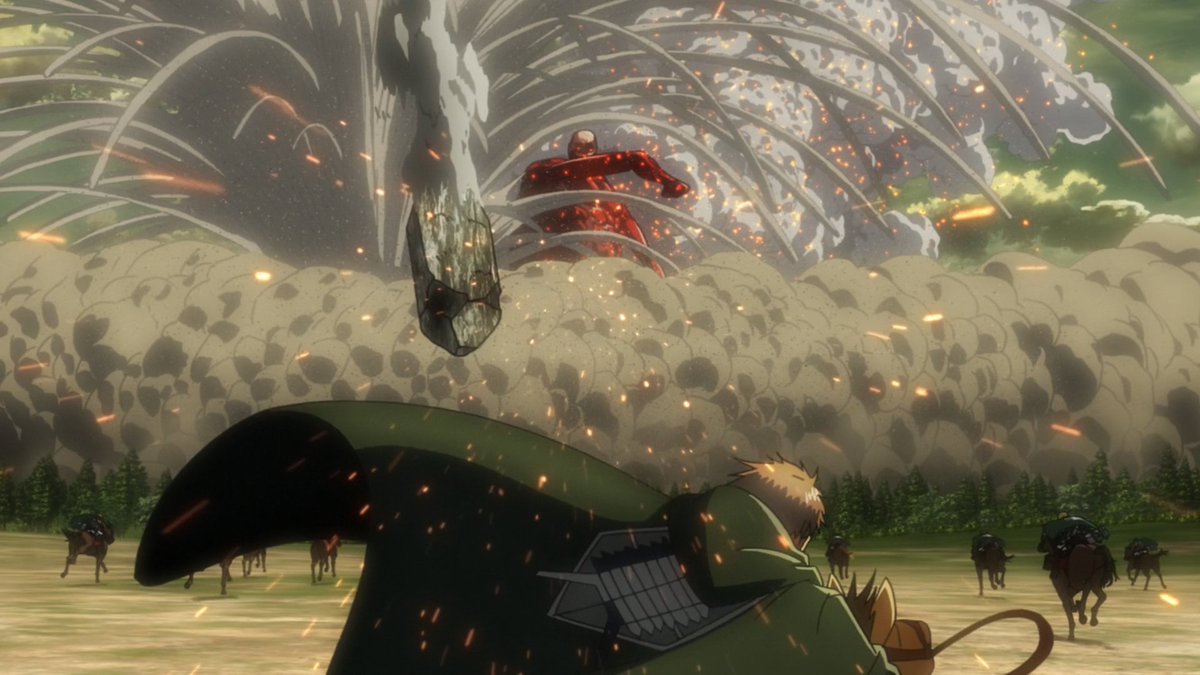 Attack On Titan Opening 3 shinzou sasagyo ,sakuga scene frame by frame ...