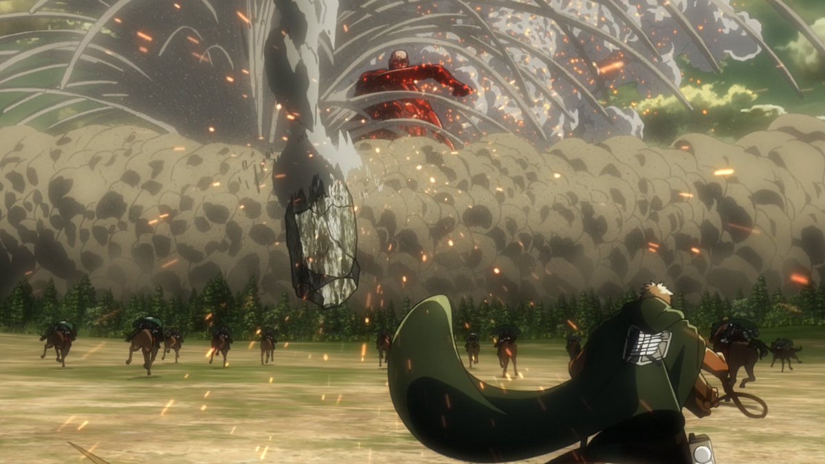 Attack On Titan Opening 3 shinzou sasagyo ,sakuga scene frame by frame ...