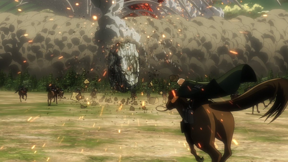 Attack On Titan Opening 3 shinzou sasagyo ,sakuga scene frame by frame ...