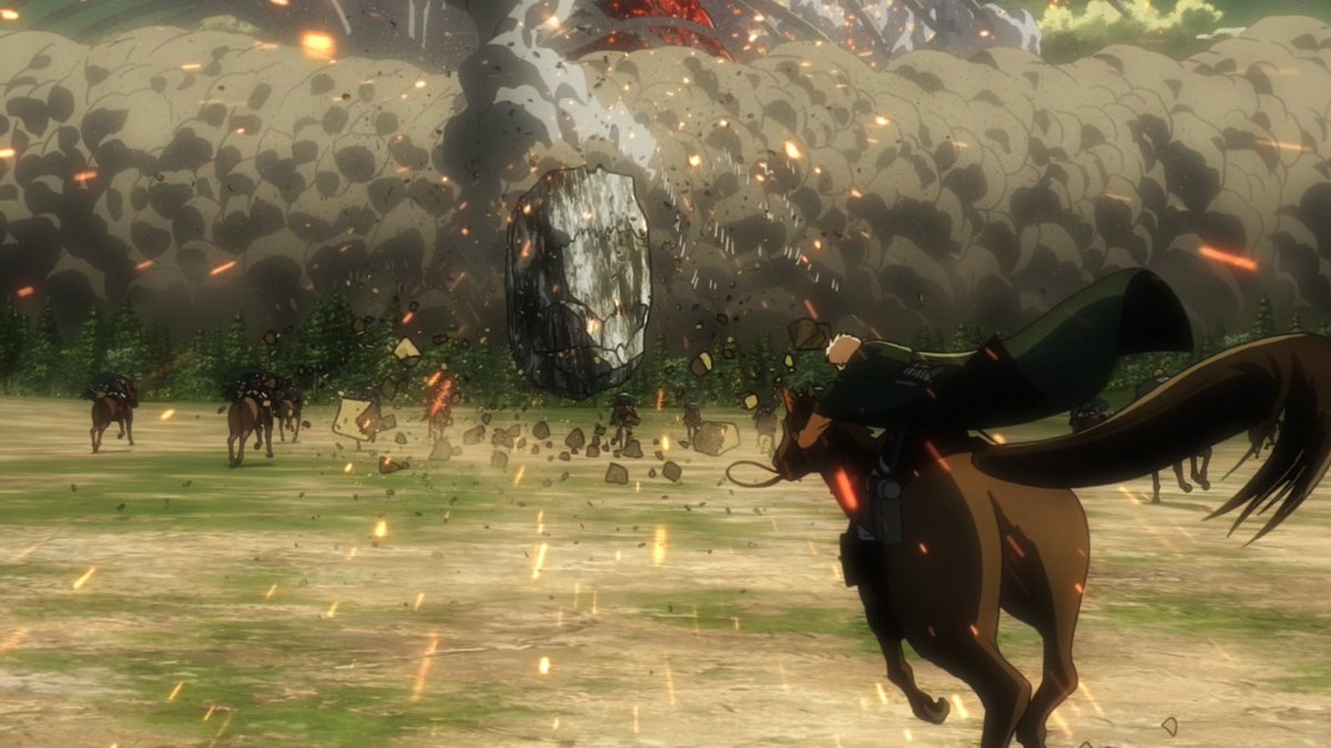 Attack On Titan Opening 3 shinzou sasagyo ,sakuga scene frame by frame ...