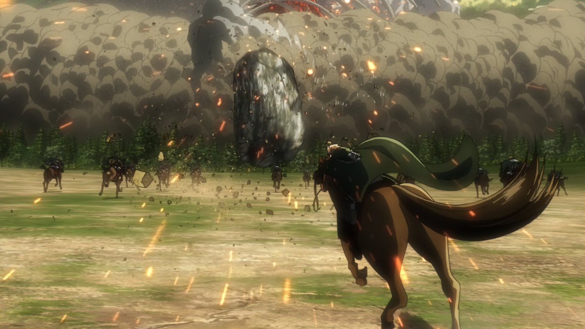 Attack On Titan Opening 3 shinzou sasagyo ,sakuga scene frame by frame ...