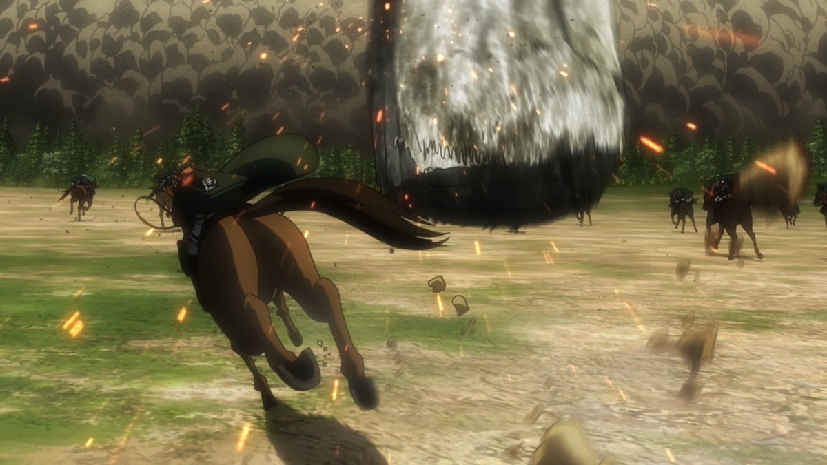 Attack On Titan Opening 3 shinzou sasagyo ,sakuga scene frame by frame ...