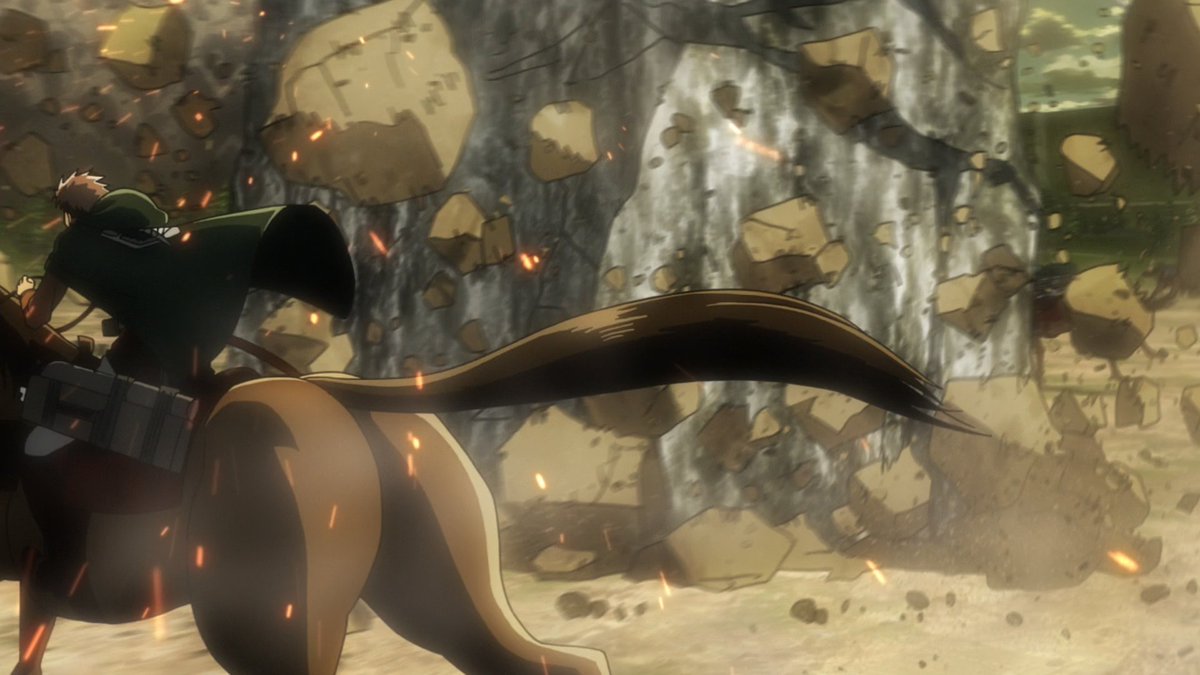 Attack On Titan Opening 3 shinzou sasagyo ,sakuga scene frame by frame by (arifumi imai); WIT ...