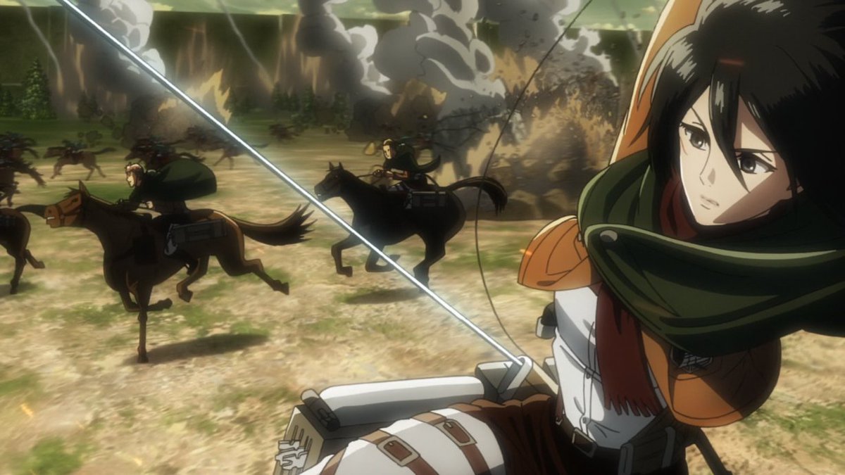 Attack On Titan Opening 3 shinzou sasagyo ,sakuga scene frame by frame ...