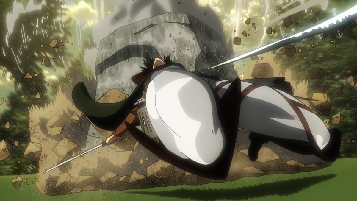 Attack On Titan Opening 3 shinzou sasagyo ,sakuga scene frame by frame by (arifumi imai); WIT ...