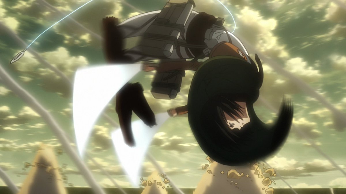 Attack On Titan Opening 3 shinzou sasagyo ,sakuga scene frame by frame by (arifumi imai); WIT ...
