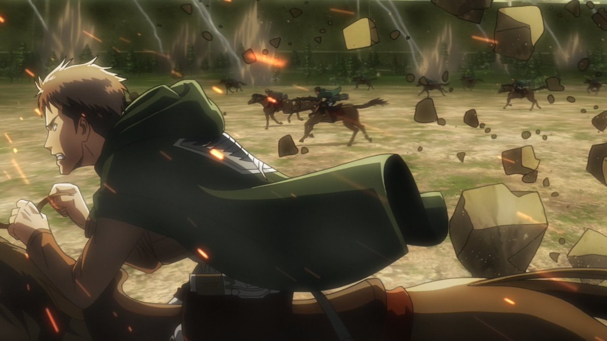 Attack On Titan Opening 3 shinzou sasagyo ,sakuga scene frame by frame ...