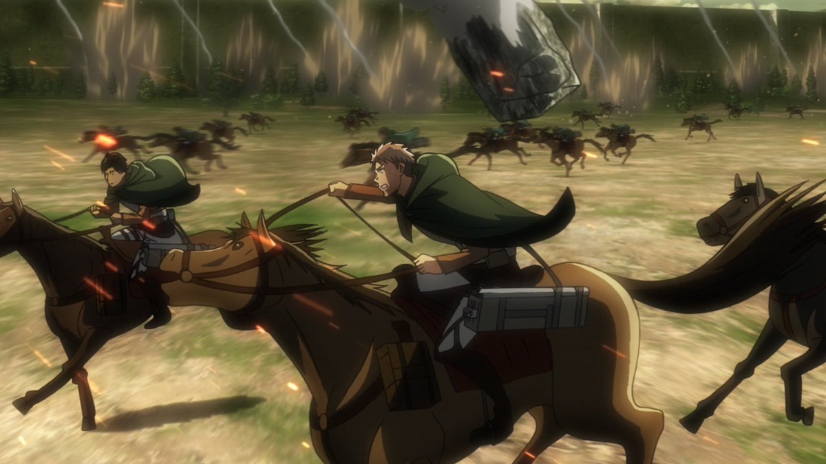 Attack On Titan Opening 3 shinzou sasagyo ,sakuga scene frame by frame ...