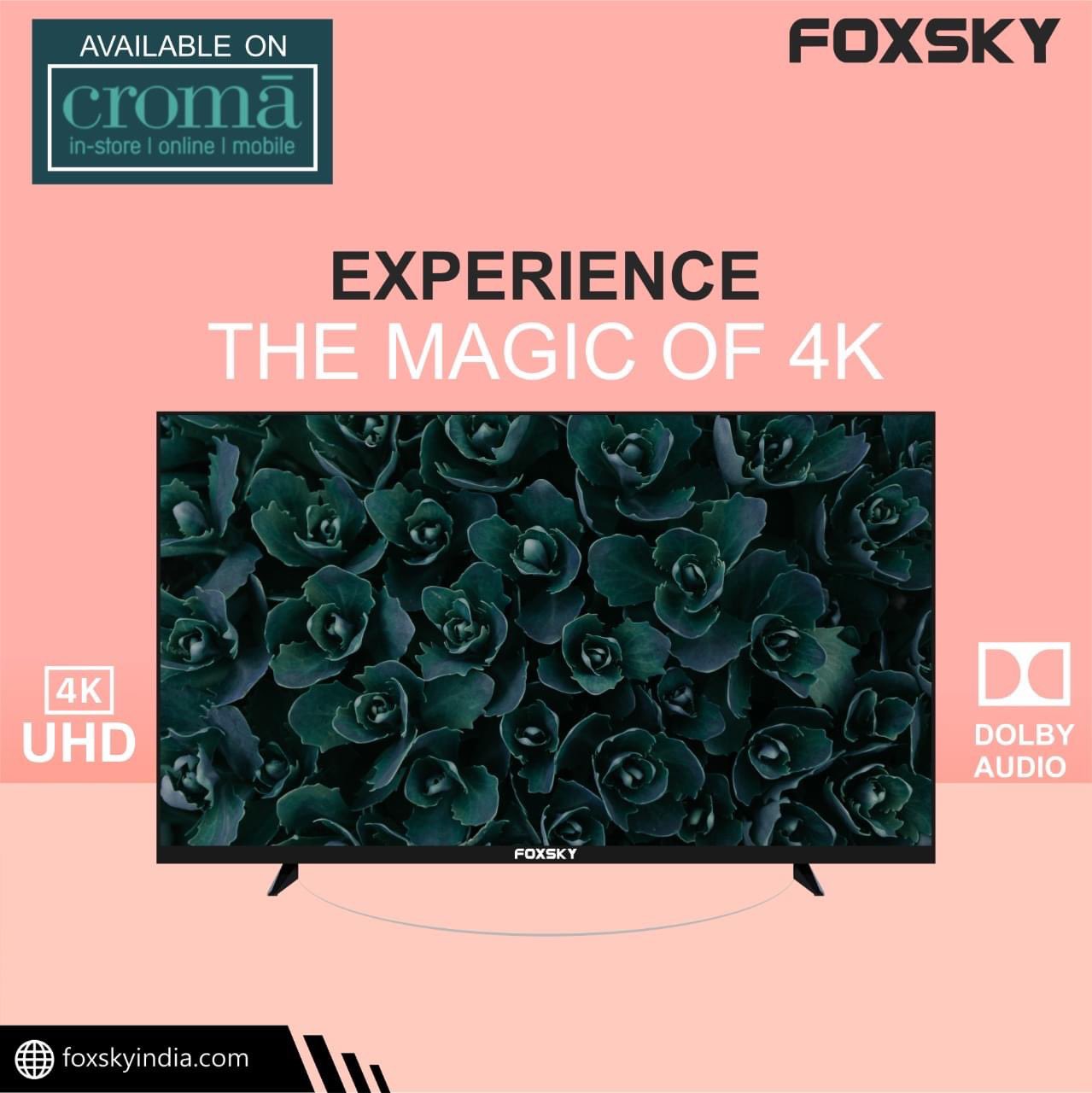 FOXSKY on Twitter: "Experience the magic of 4K with Foxsky. For more :- https://t.co/Bj0Hn40IpD ...