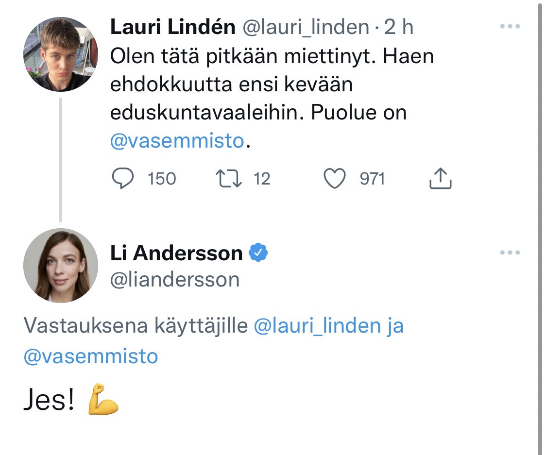 Lauri Lindén on Twitter: "Tunne, kun olet fanittanut ja arvostanut jotain henkilöä pienestä ...