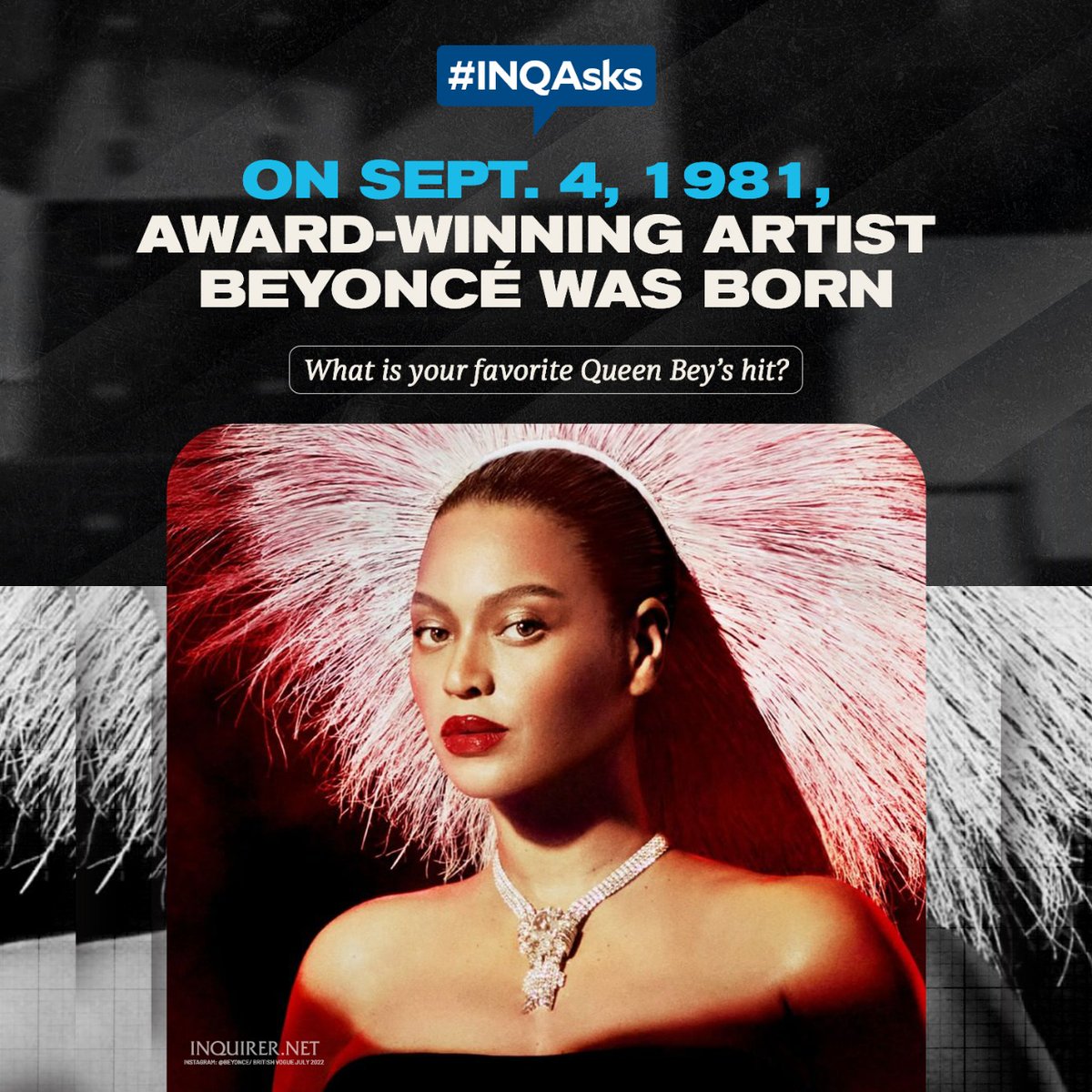 Inquirer on Twitter: "Get in formation and greet Beyonce a happy birthday today, Sept. 4. # ...