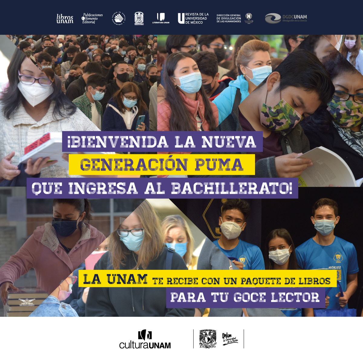 CulturaUNAM on Twitter: "RT @librosunam: ¡Ayer se celebró la gran donación de libros a alumnas y ...
